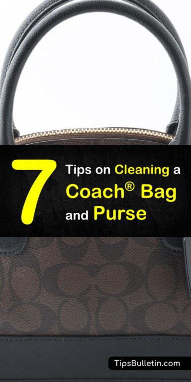 7 Super Simple Coach® Bag Cleaning Ideas