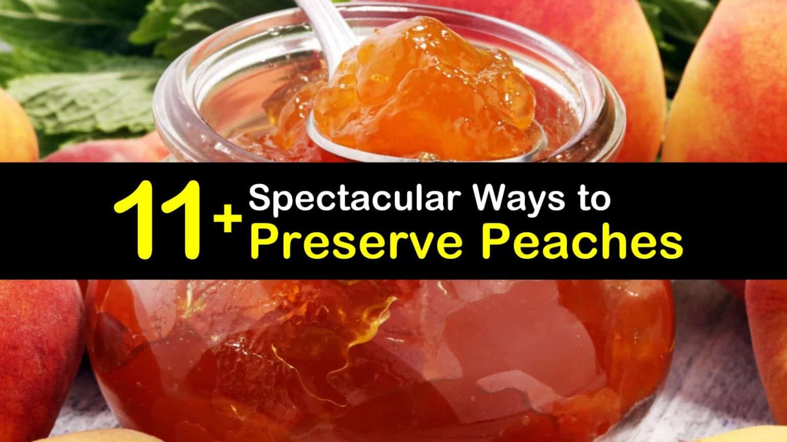 11+ Spectacular Ways to Preserve Peaches