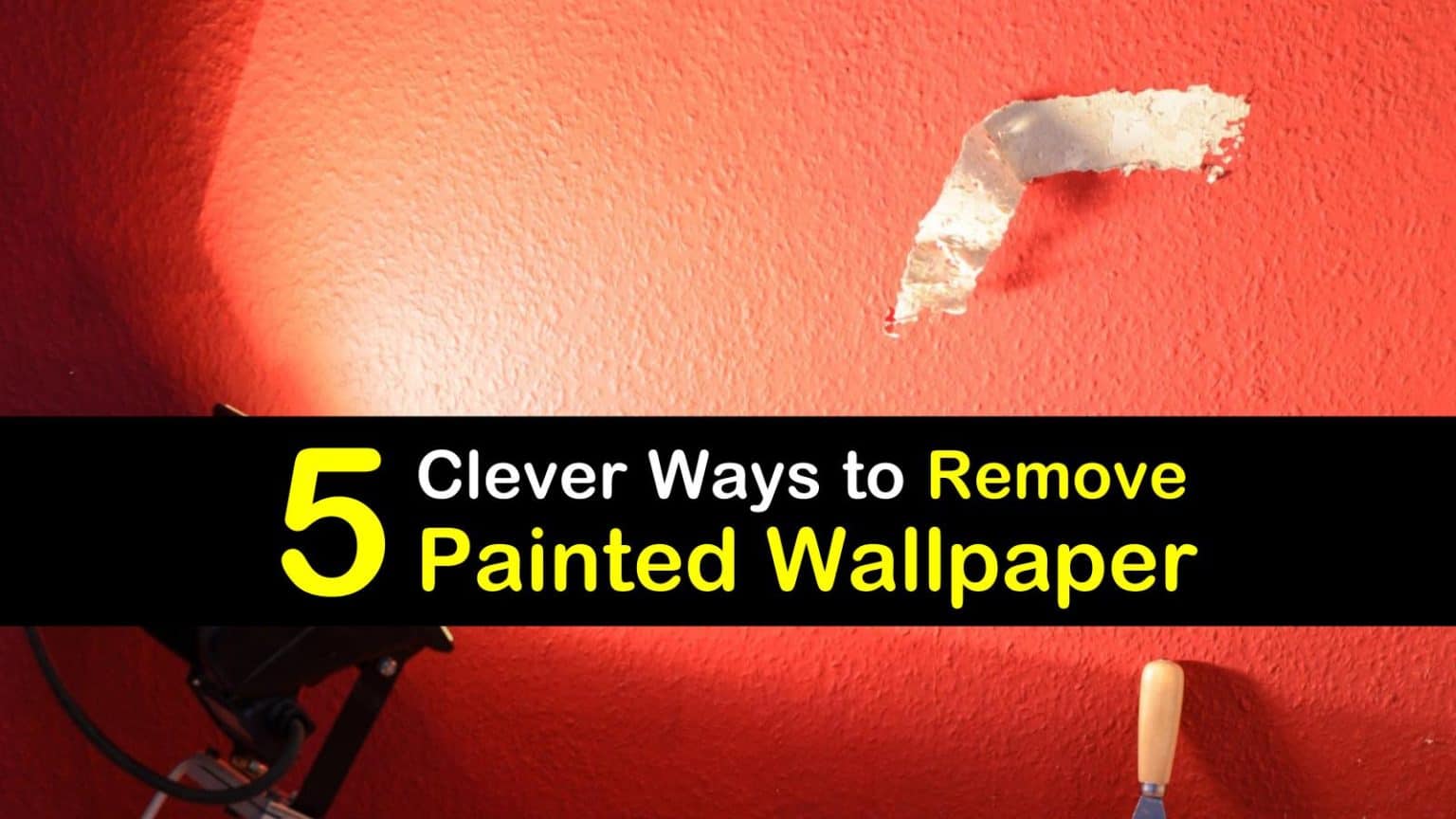 5 Clever Ways to Remove Painted Wallpaper