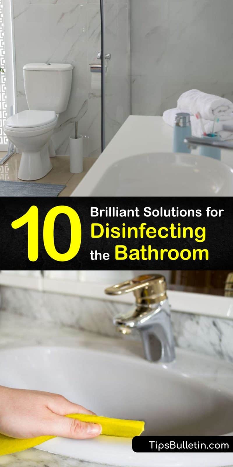 10 Brilliant Solutions for Disinfecting the Bathroom