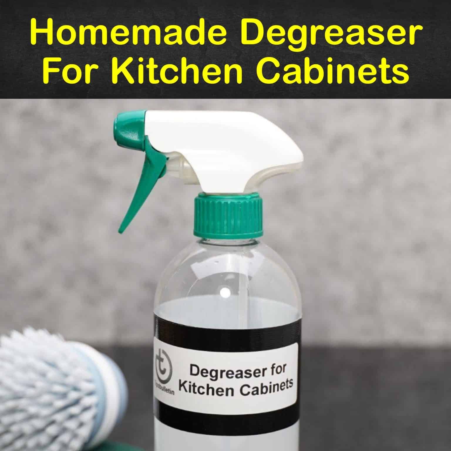 6 DIY Degreaser Recipes for Kitchen Cabinets
