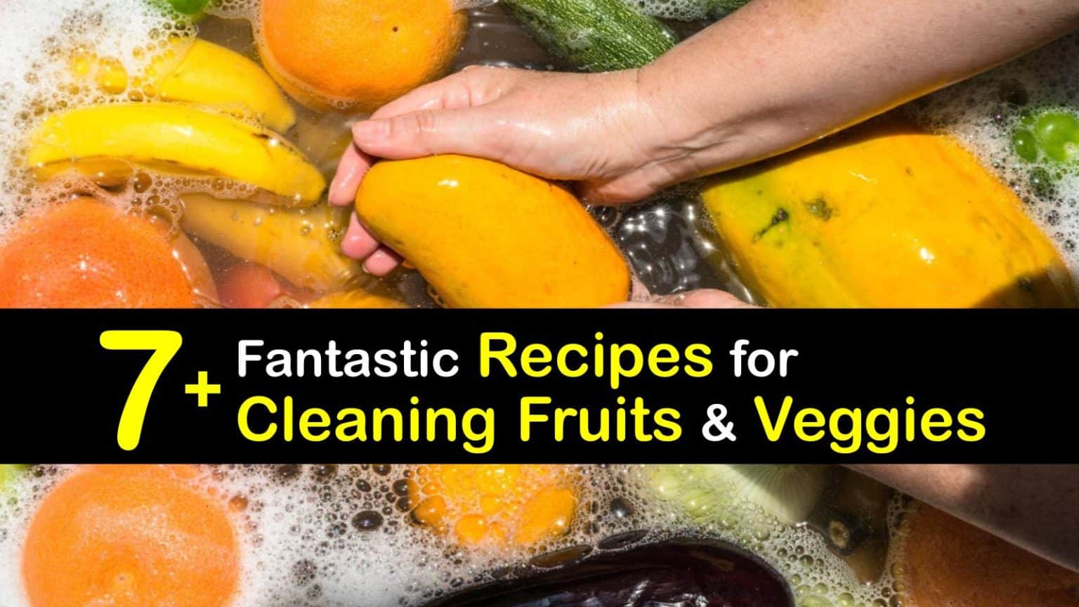 Make Your Own Vegetable Wash - DIY Recipes to Clean Your Veggies