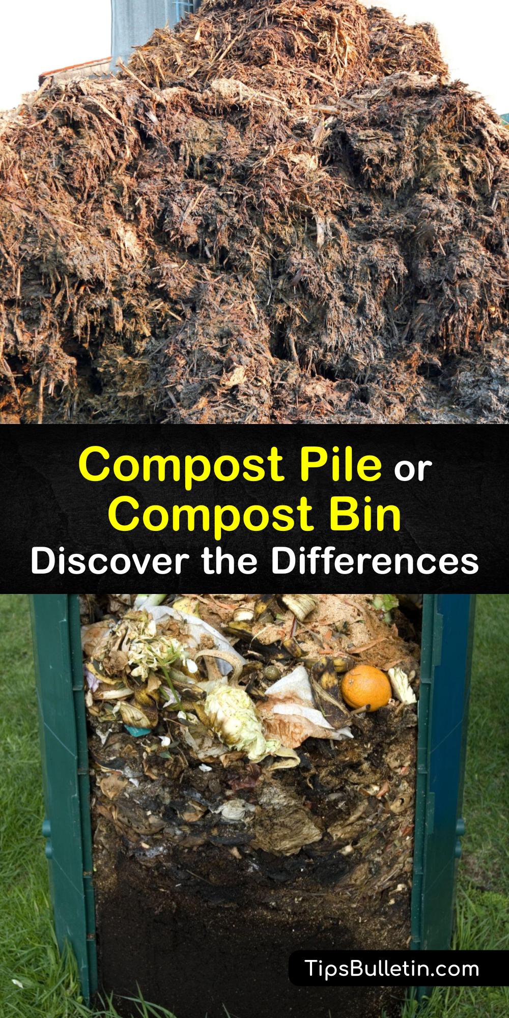 Which is Better - The Compost Pile or Compost Bin