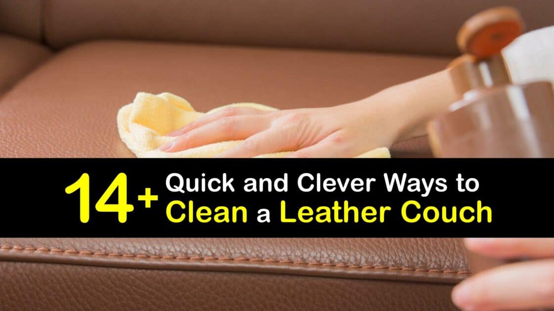 Leather Couch Cleaning - Tricks for Washing a Leather Sofa