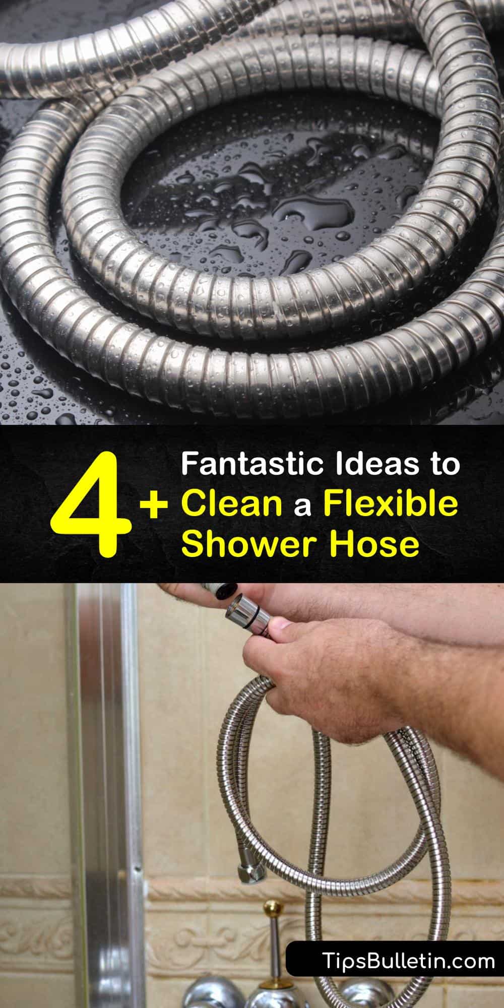 Cleaning Shower Hoses - Ways to Wash a Chrome Shower Hose