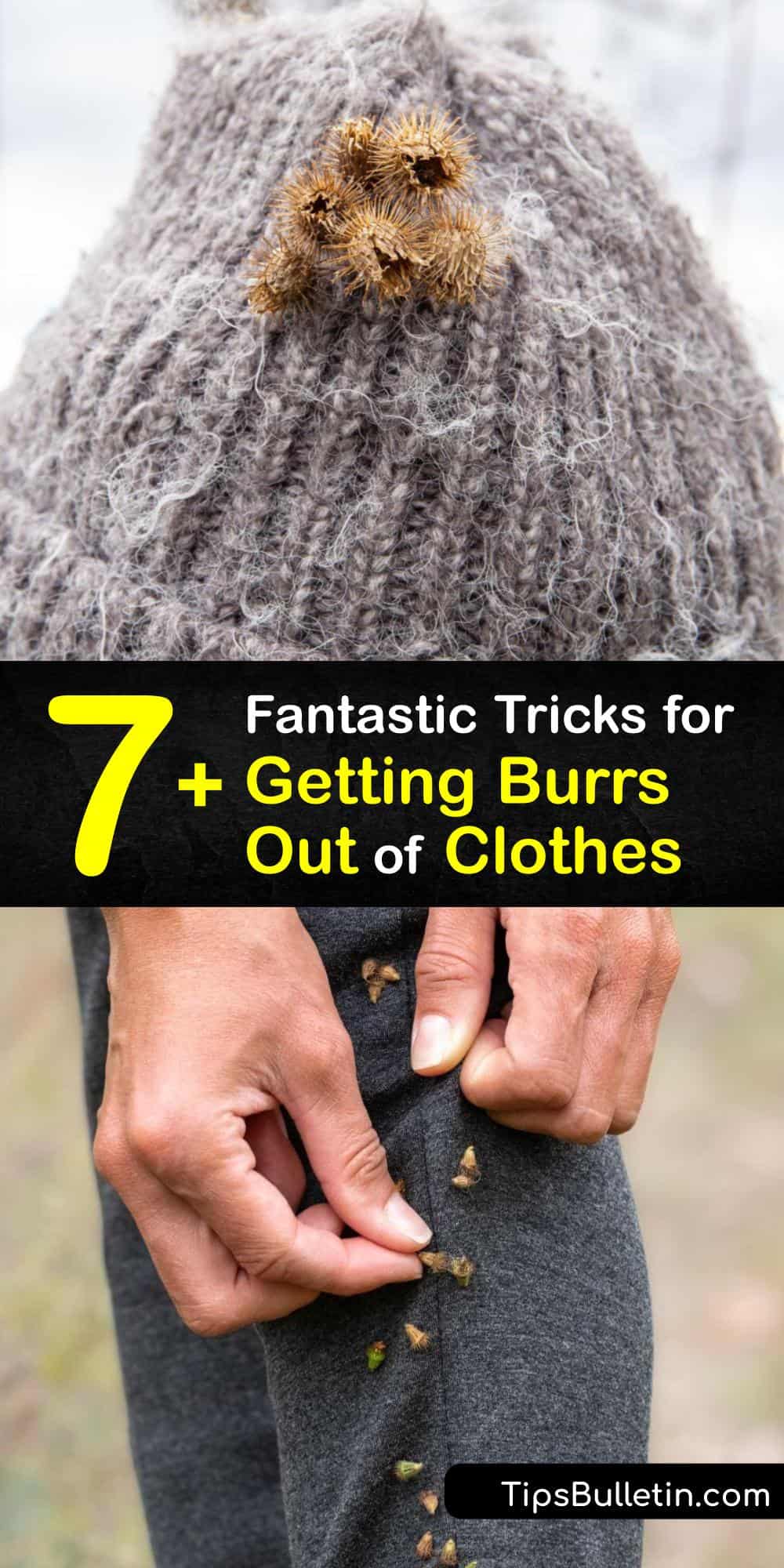 Eliminating Burrs - Fast Tricks for Removing Burrs From Clothes