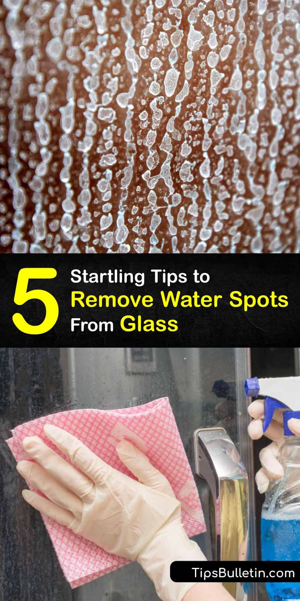 Eliminate Water Spots - Ways to Remove Water Marks From Glass