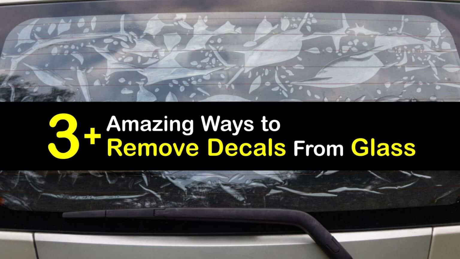 Taking off Decals - Easy Tips for Removing a Decal from Glass