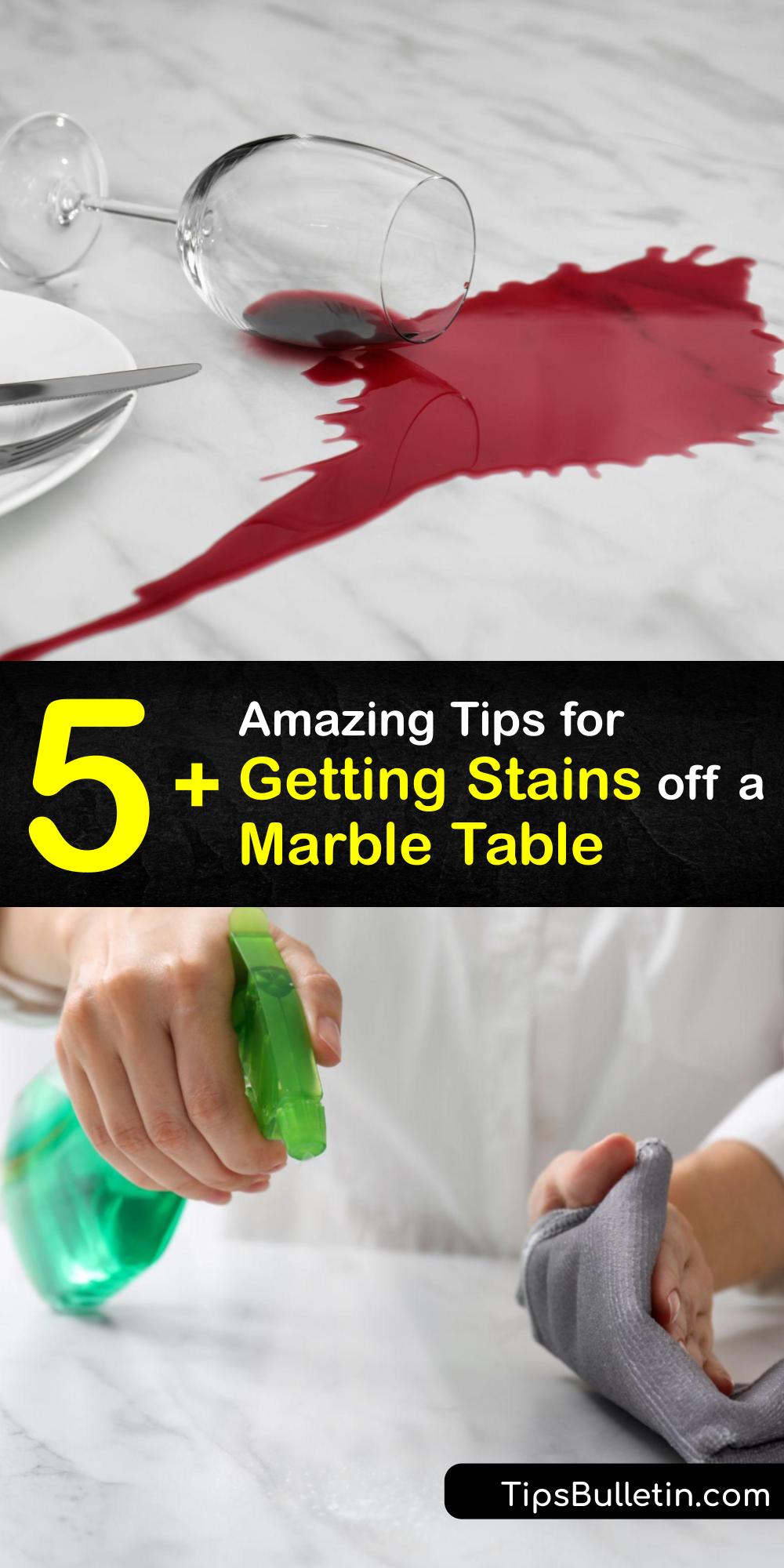 Marble Table Care - Creative Tips to Get Stains off Marble Tables