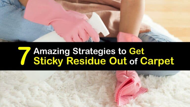 Cleaning Sticky Carpet - Best Ways to Get Sticky Buildup off Carpet