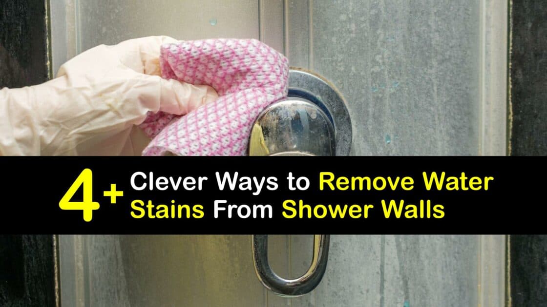 Hard Water Stain - Remove Hard Water Marks From Shower Walls