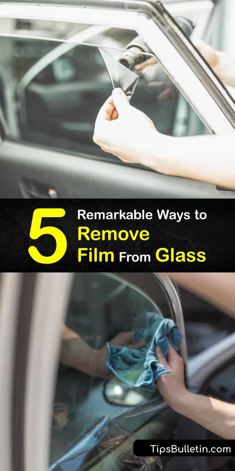 Eliminate Glass Film - Tips for Removing Window Film From Glass