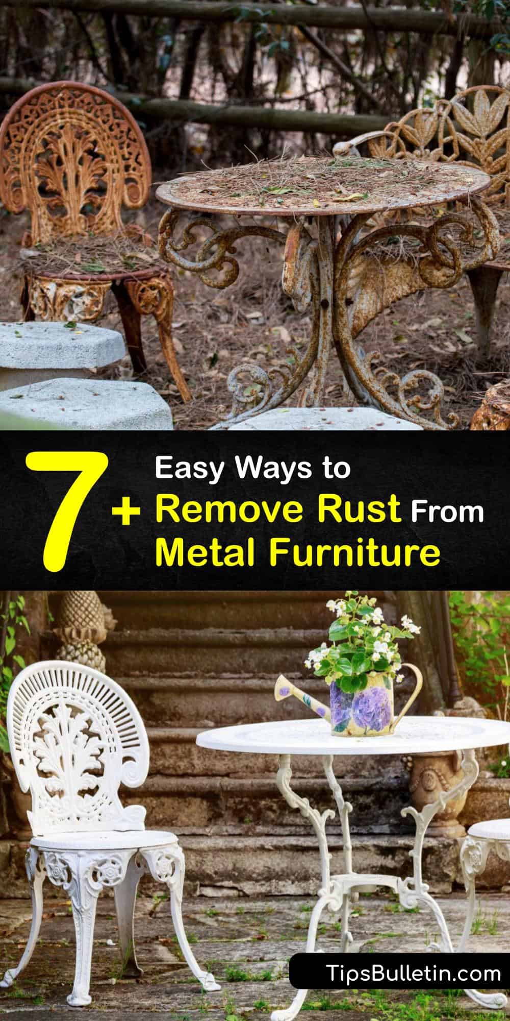 Rust Removal - Compelling Ways to Get Rust off Metal Furniture