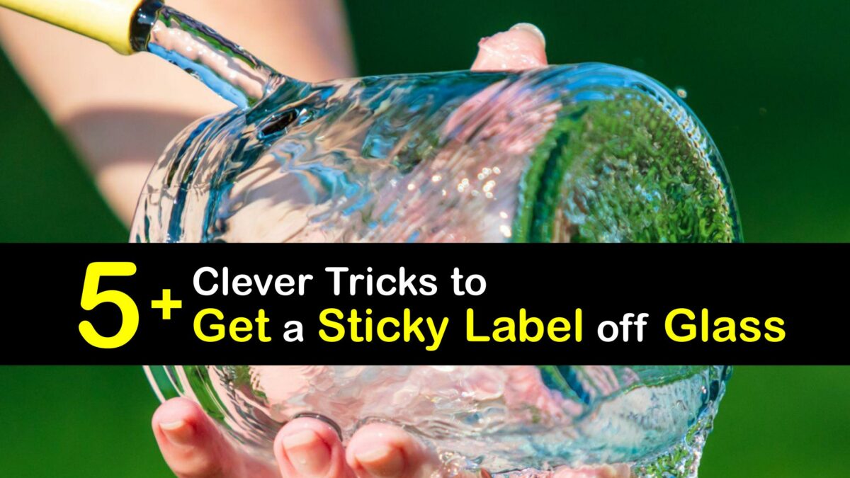 Sticky Label Cleaning - Easy Guide to Getting a Label off Glass