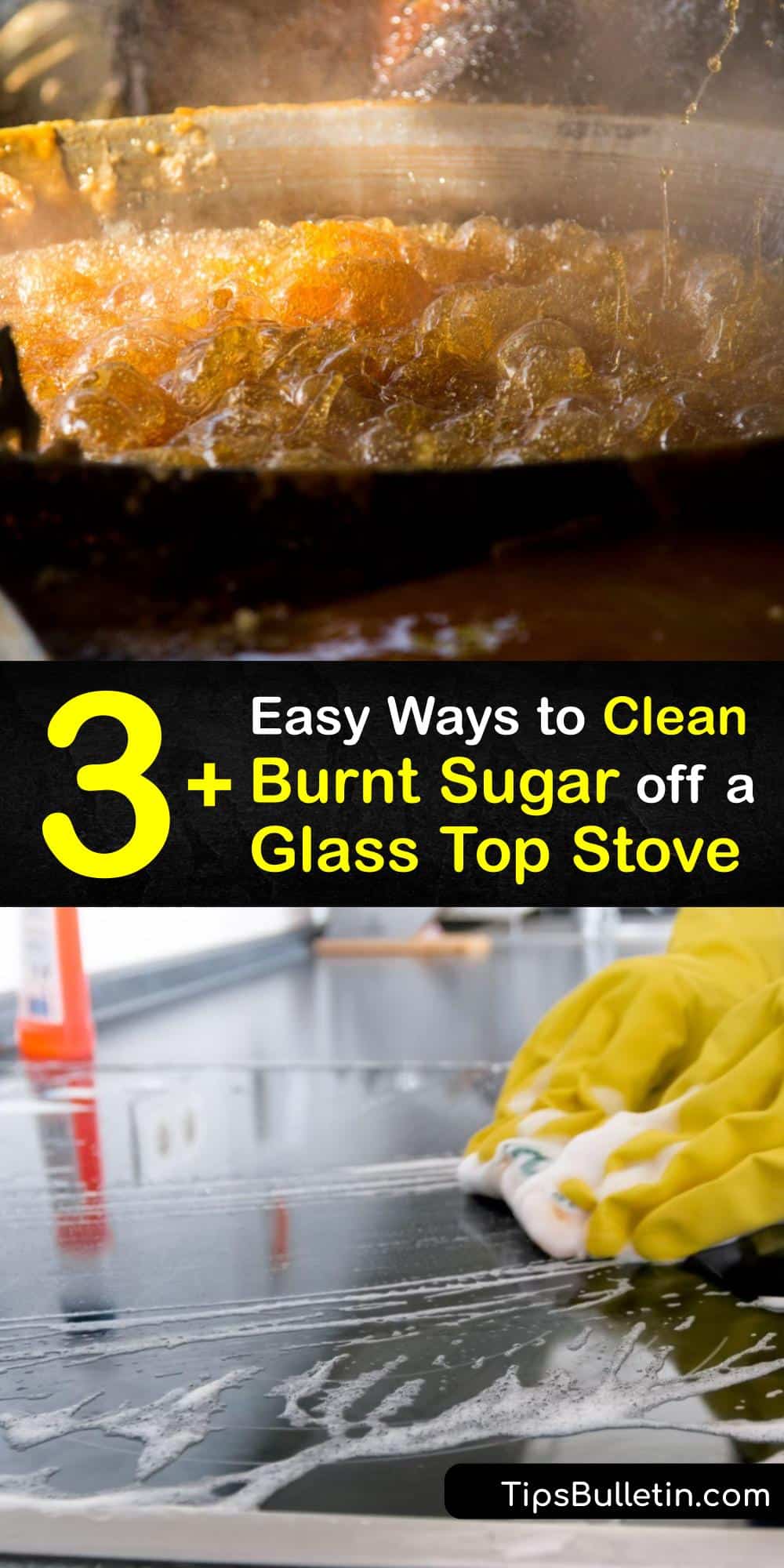 Cleaning Burned Sugar - Getting Burnt Sugar off a Glass Stove Top
