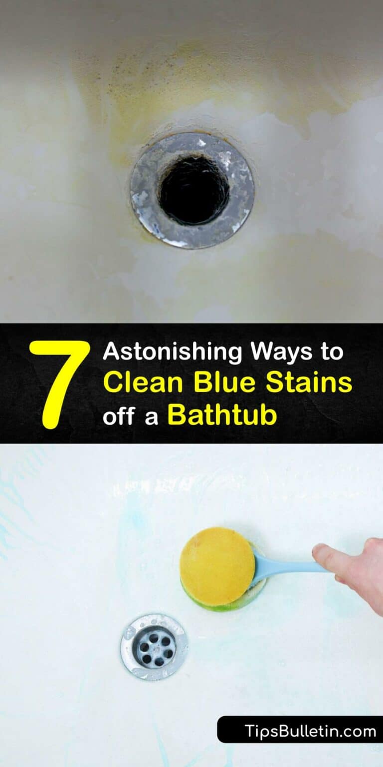 Tub Stains - Terrific Tricks to Clean Blue Water Spots off a Bathtub
